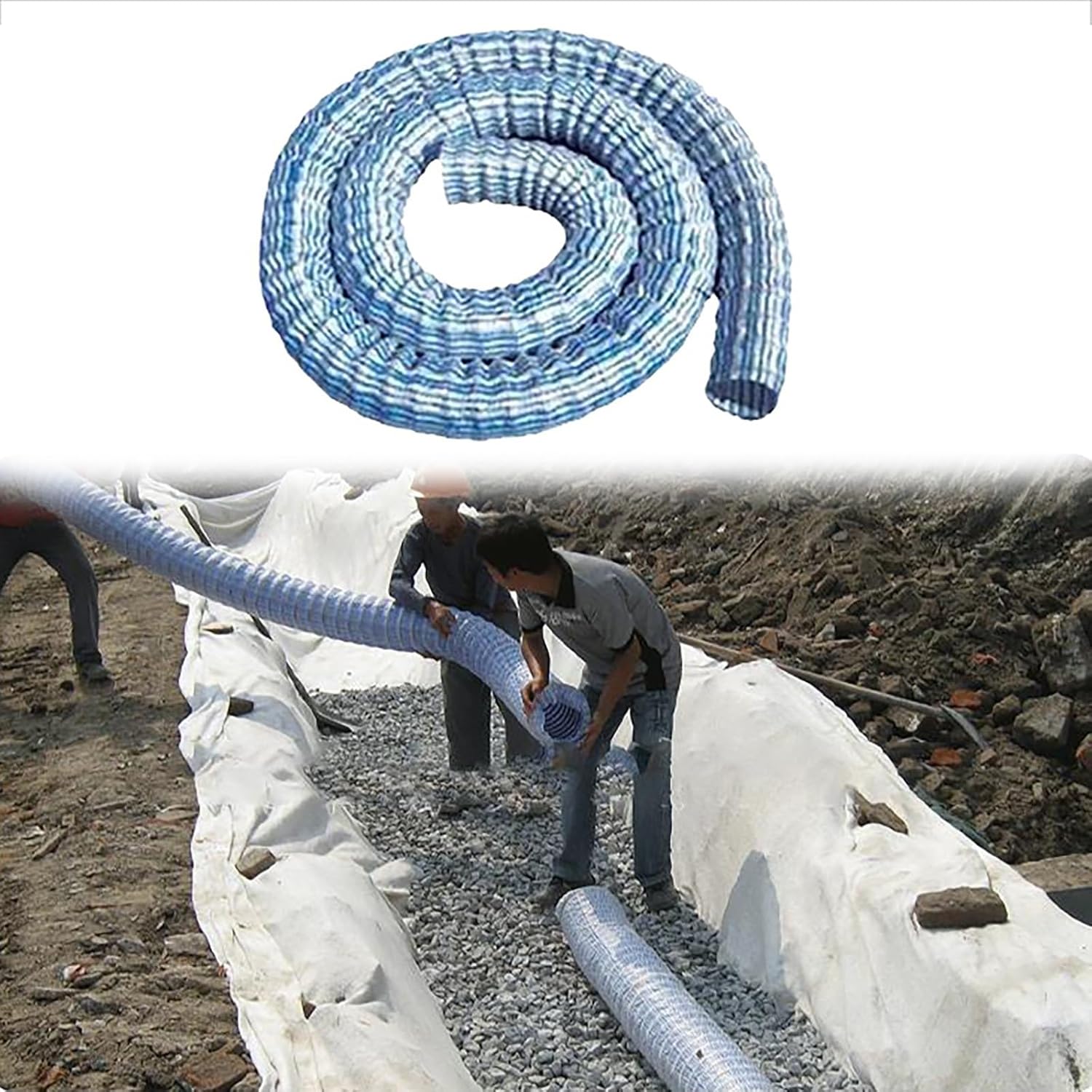 Drainage Pipe French Drain Pipe Perforated Drainage Pipes, Soft ...