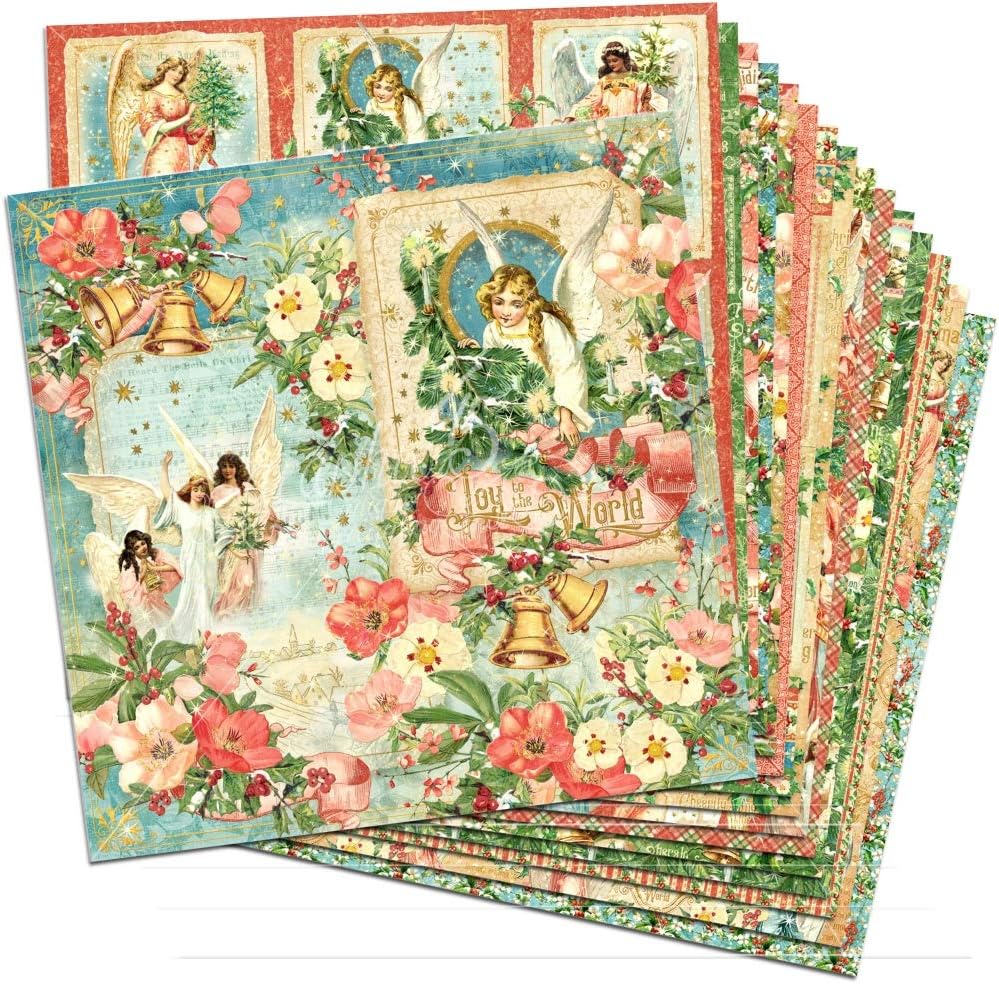 Amazon.com: Graphic 45 Joy to The World 12x12 Paper Pack (16 Sheets)