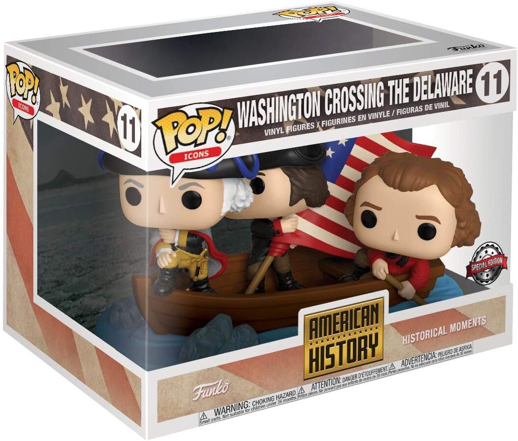 Amazon.com: Funko Pop! History Washington Crossing The Delaware #11 ...