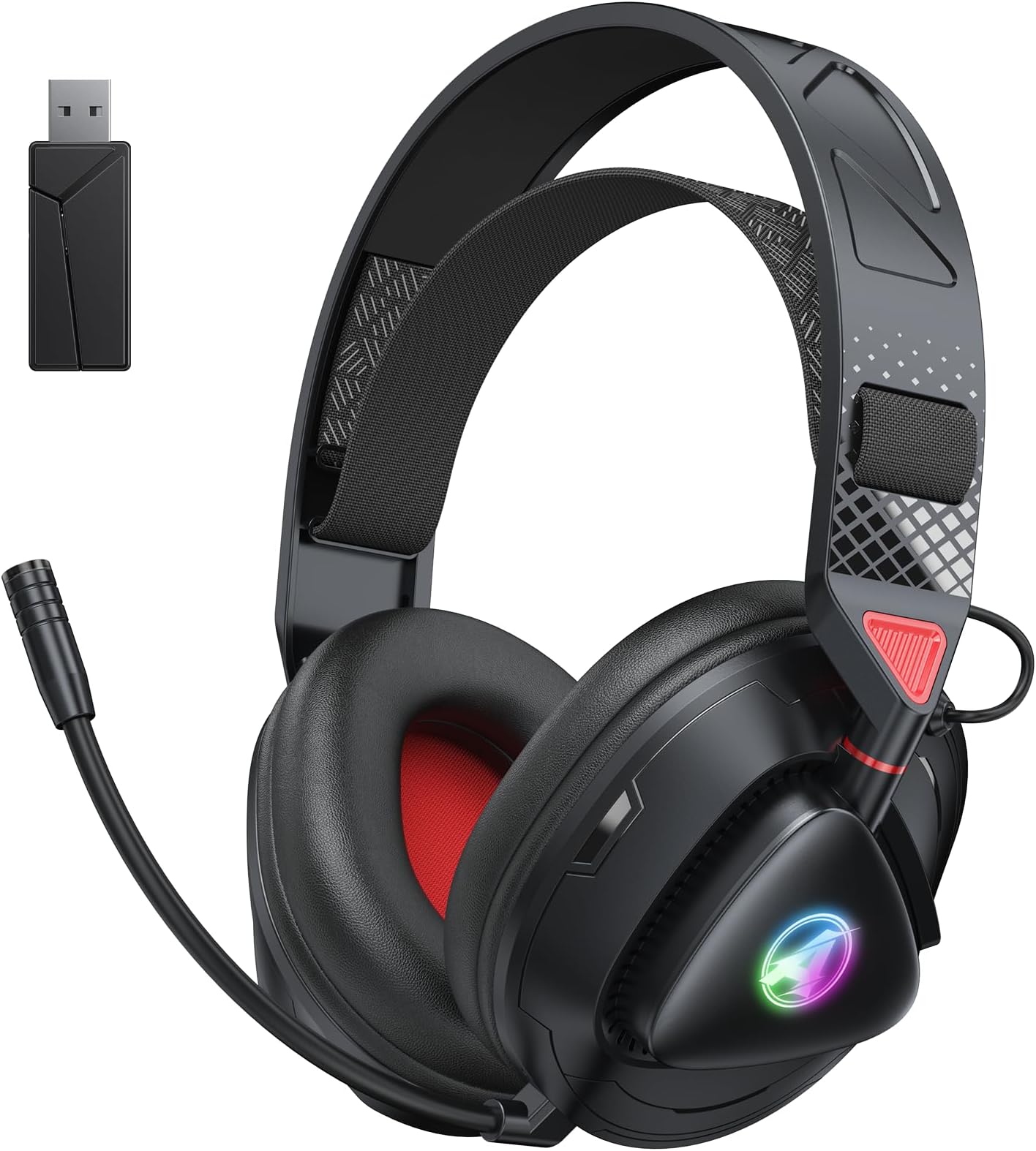 PH3 Wireless Gaming Headset for PS5/PS4/Switch/PC/Mac, Bluetooth 2.4GHz ...