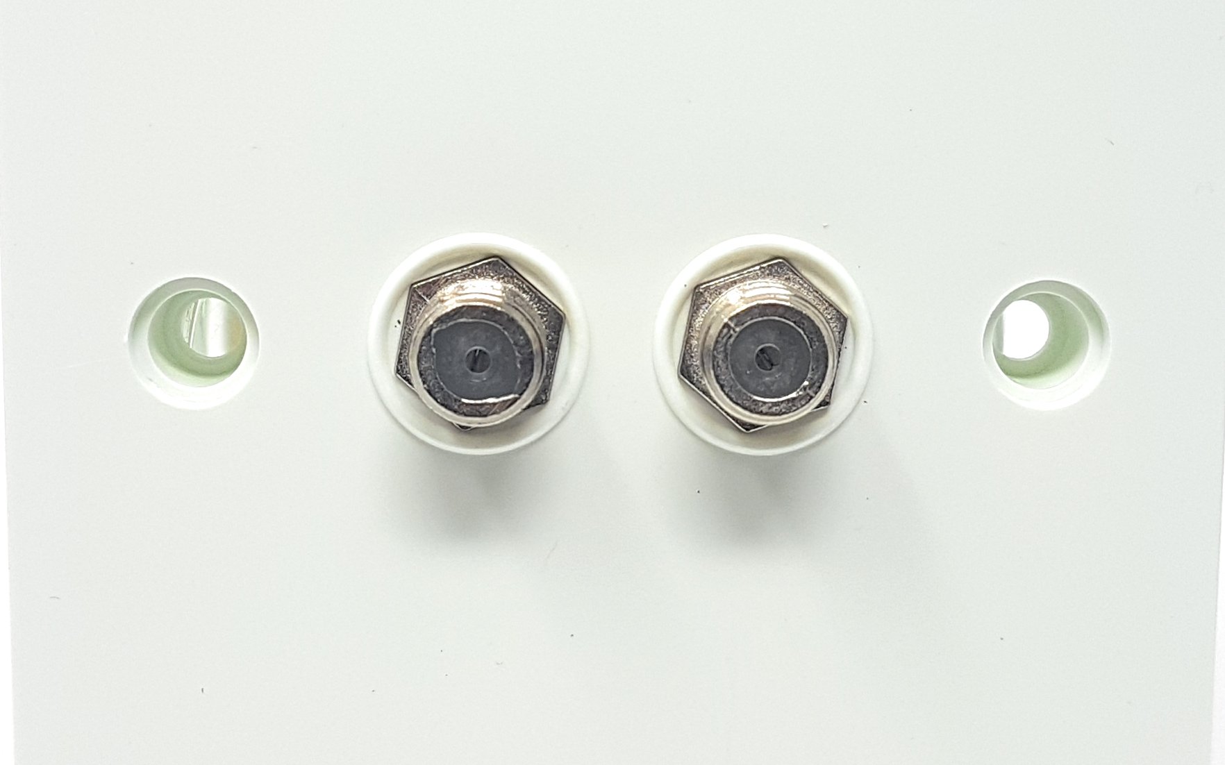 Maincoredual F Type Socket Standard Faceplate For Tv Freeview Sky ...