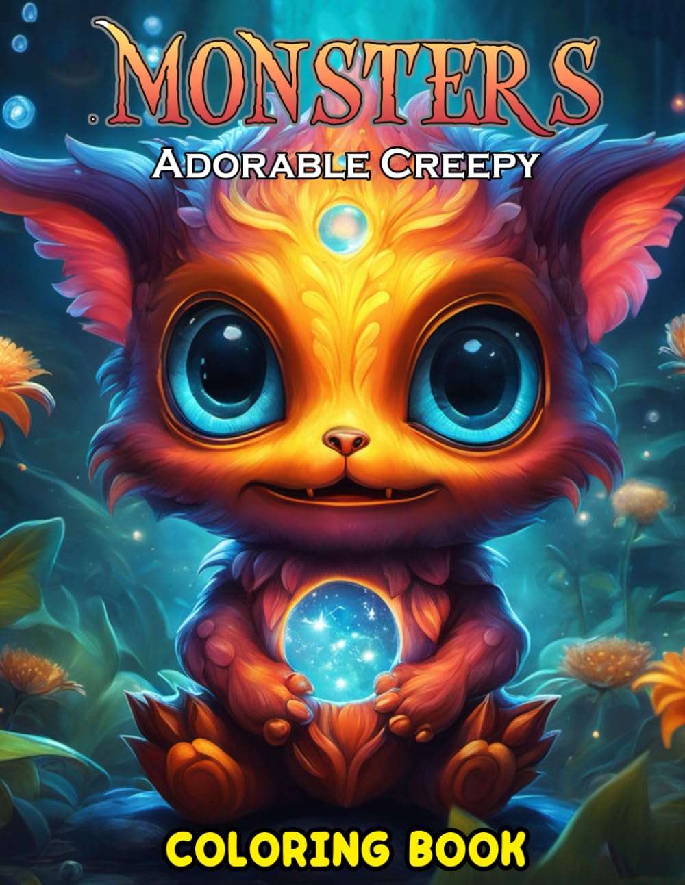 Amazon.com: Adorable Creepy Monsters Coloring Book: A Cute and Creepy ...