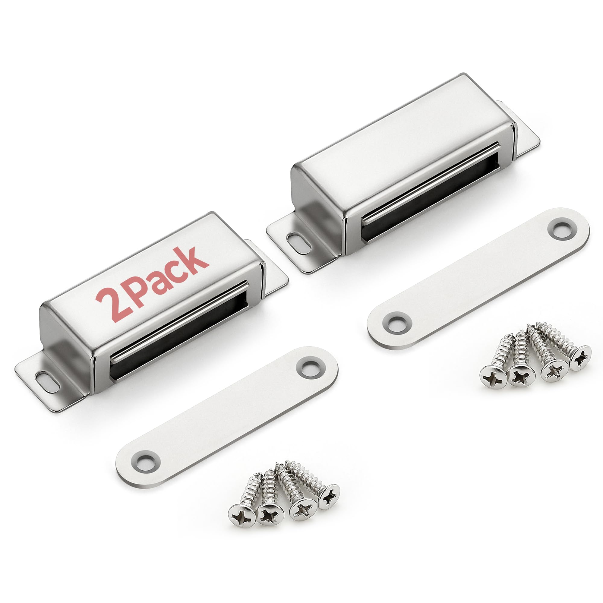 Ravinte Cabinet Door Magnets, 60lbs Strong Magnetic Door Catch, Heavy ...