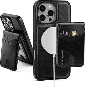 Amazon.com: SkyEagle Compatible with Magsafe 2 in 1 Detachable iPhone 16 Pro Max Wallet Case ...