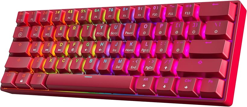 Amazon.com: HK GAMING GK61 60% v3 | Hotswap Mechanical Gaming Keyboard ...