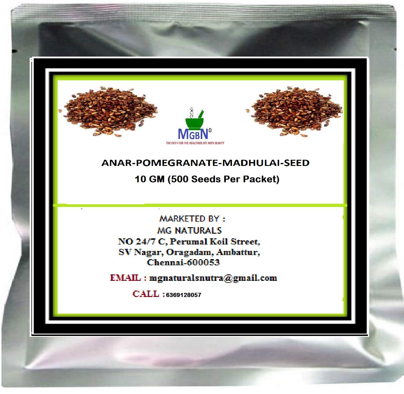 ANAR-POMEGRANATE-MADHULAI-SEED- 10 GM(500 Seeds Per Packet) : Amazon.in ...