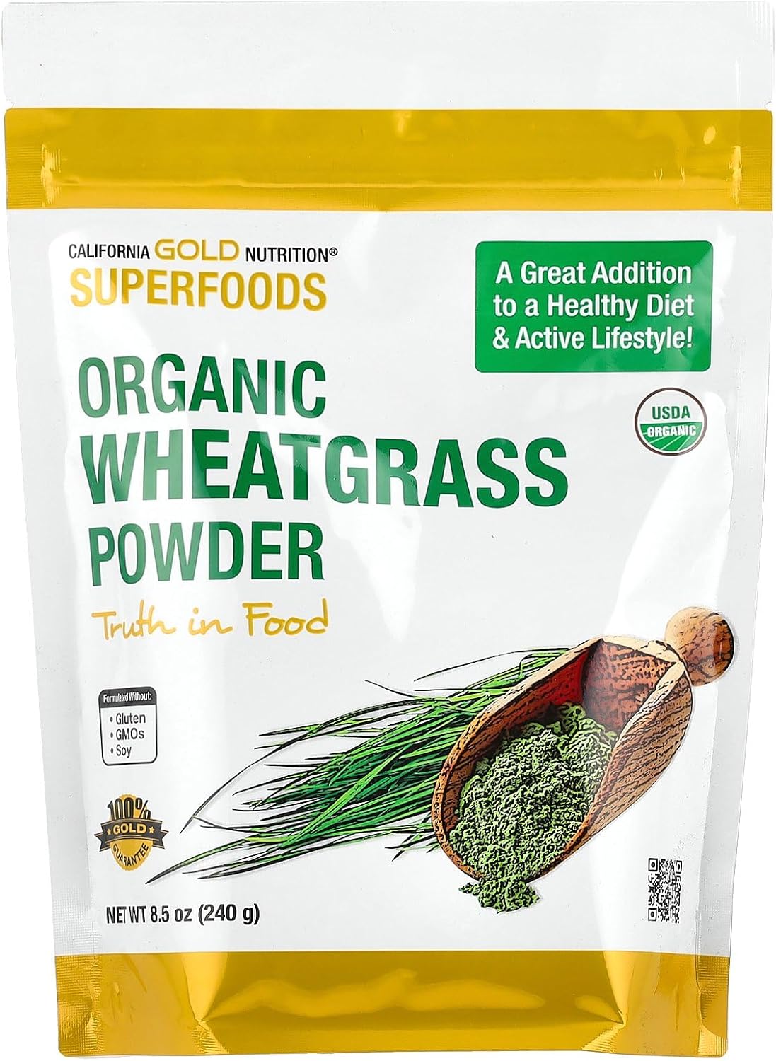 Amazon.com: Organic Wheat Grass Powder, Sourced from USA, USDA ...