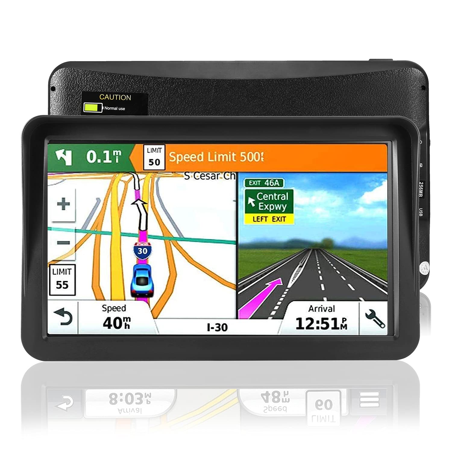 9 inch GPS Navigation for Car,Latest 2023 Map(Free Lifetime Updates ...