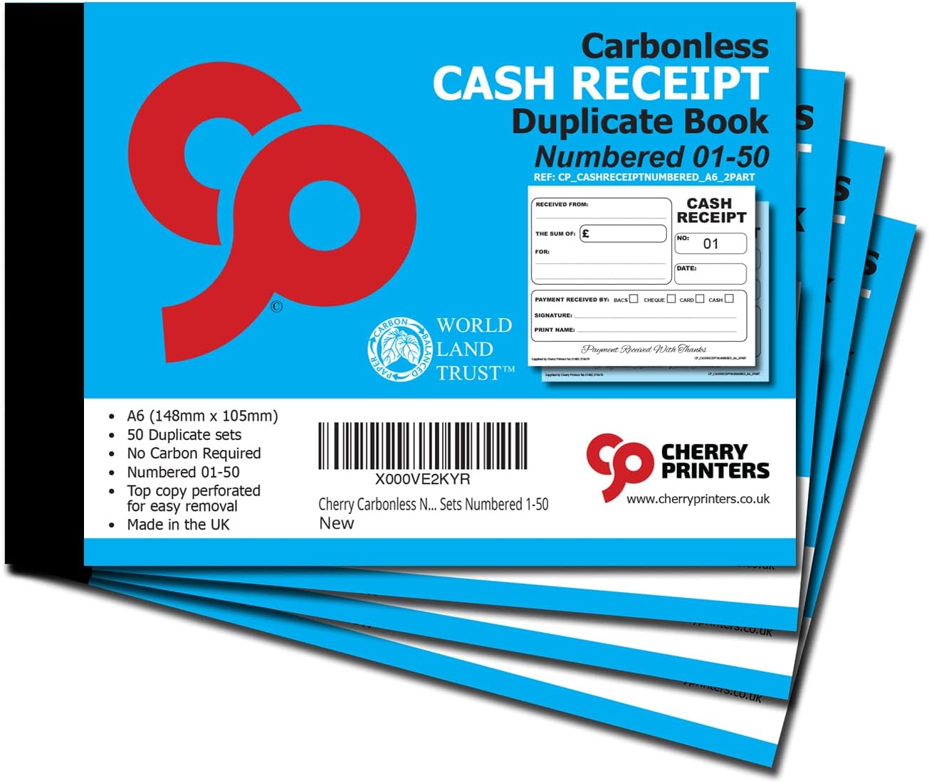 Duplicate Order Book | 2-Part Order Book Duplicate | A5 (143 x 210mm ...