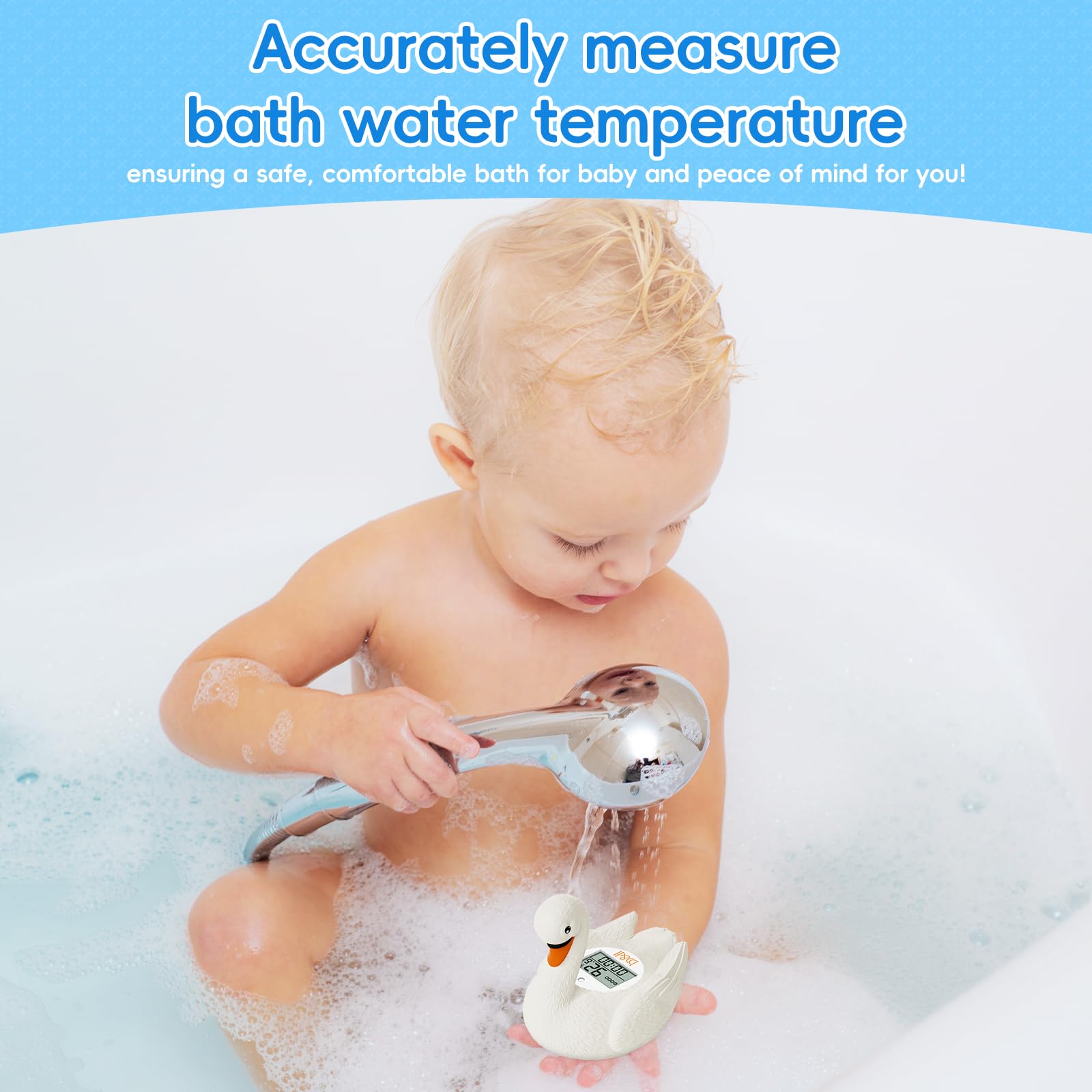 Bath Thermometer Uk Baby Bath Thermometer Waterproof Digital Floating ...