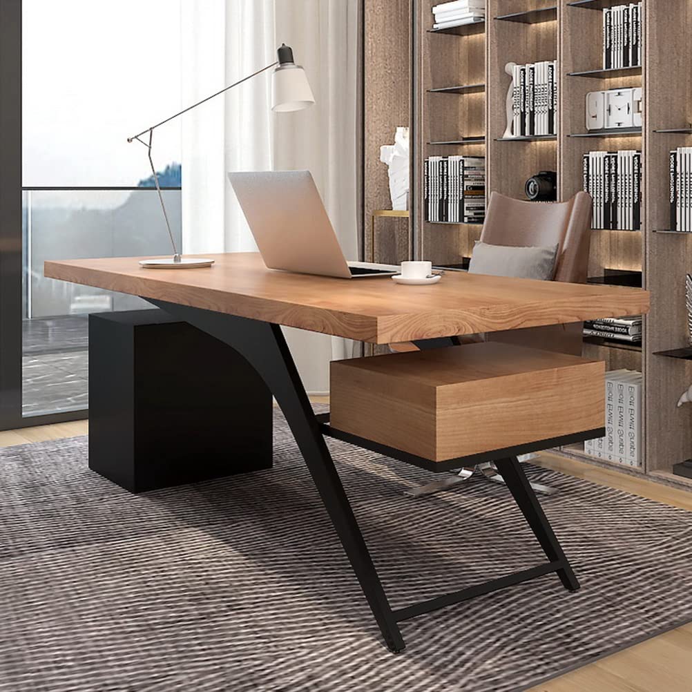 Simple Wood Office Furniture Desk
