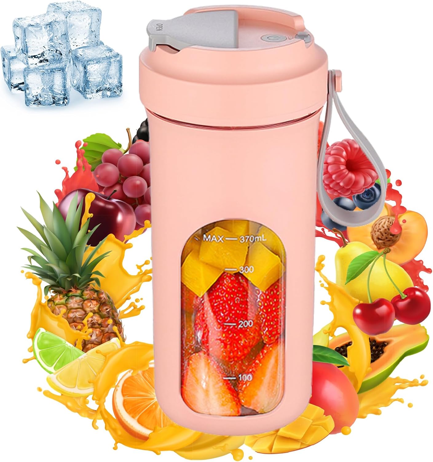 Amazon.com: Portable Blender for Shakes and Smoothies, 13oz Personal ...