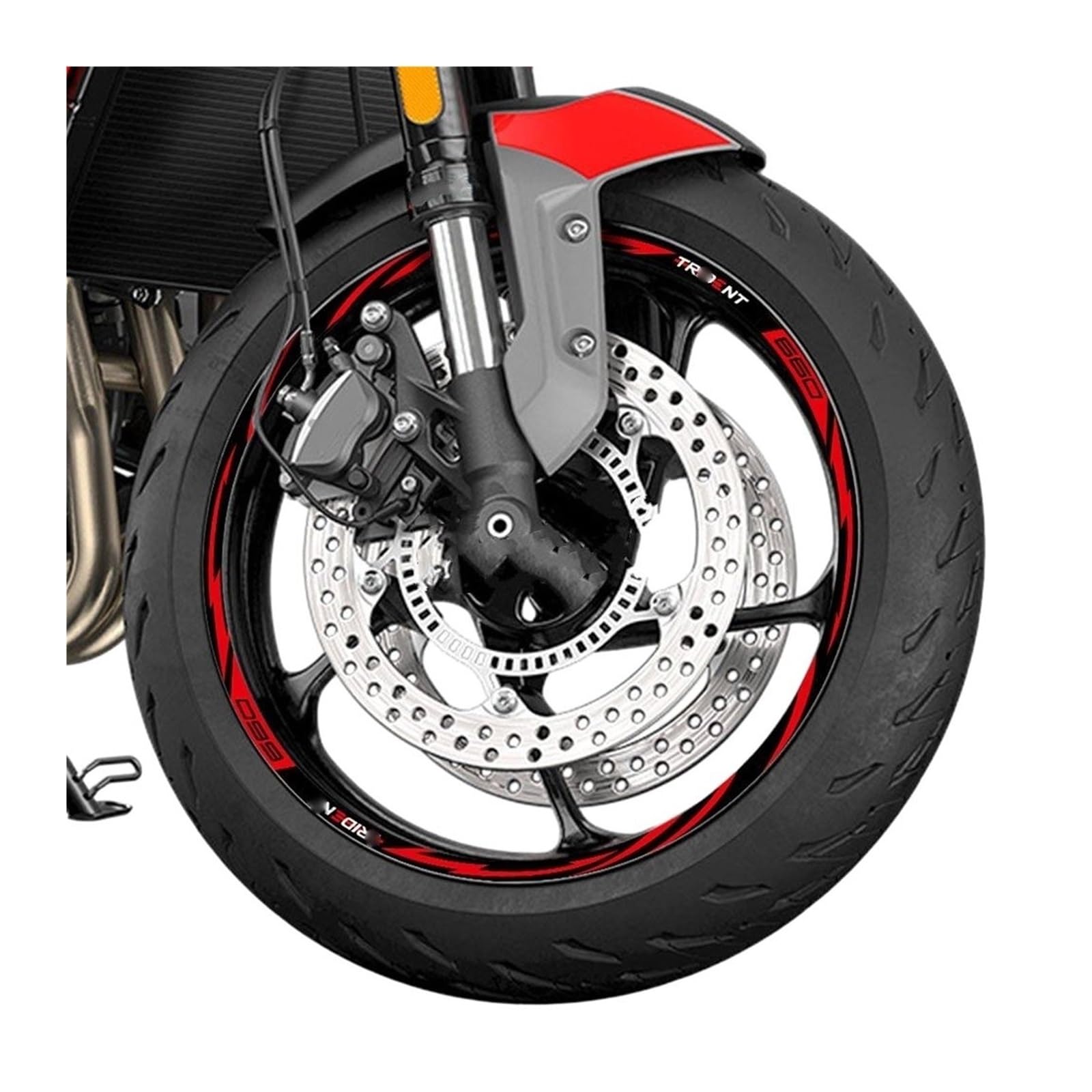 Motorcycle Tire Stickers Triumph Trident 660 Wheel Rim Stripe Decal Kit ...