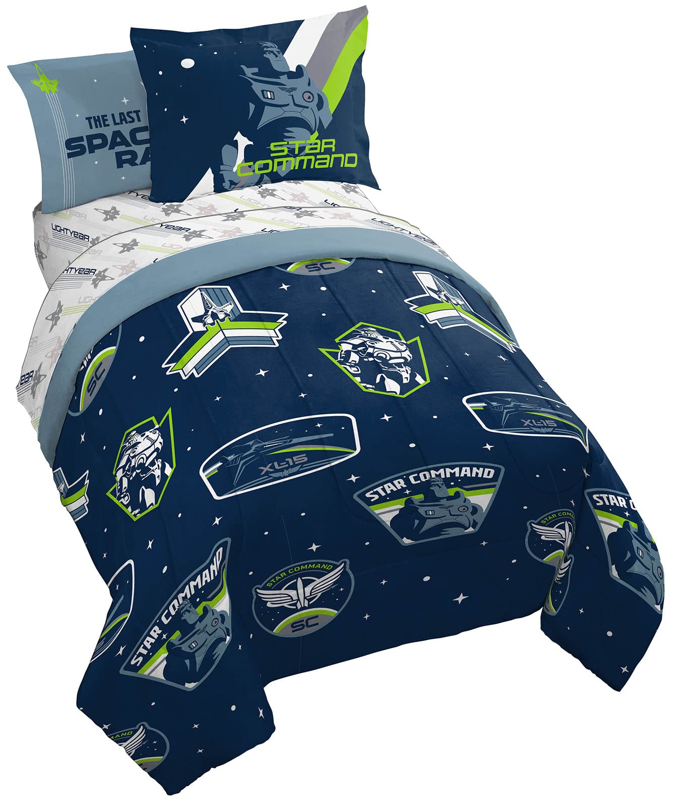 Snapklik.com : Jay Franco Disney Pixar Lightyear Space Command 5 Piece ...