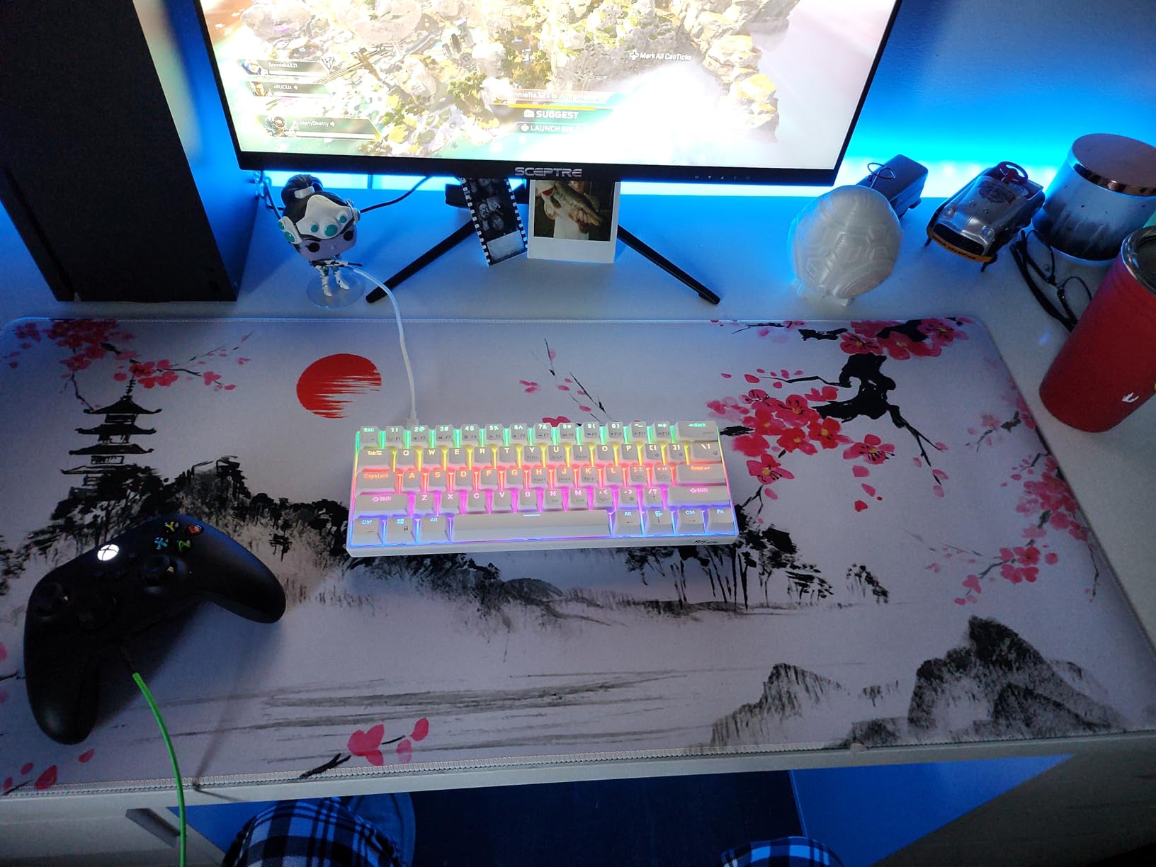 $5/mo - Finance Black White Japanese Mouse Pad 35.4 X 15.7 Inch XXL ...