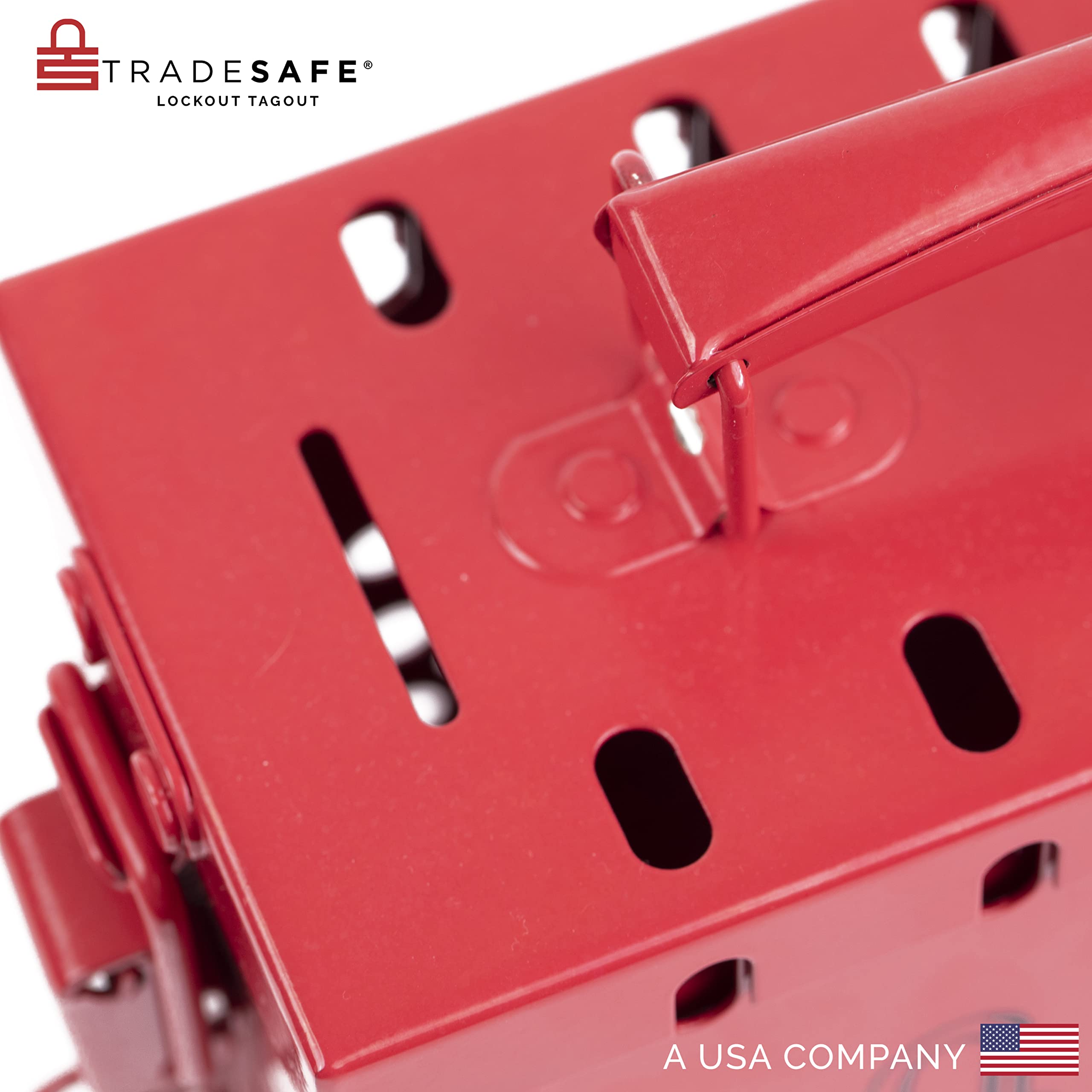 Snapklik.com : TRADESAFE Lockout Tagout Group Lock Box - Premium LOTO Group Box