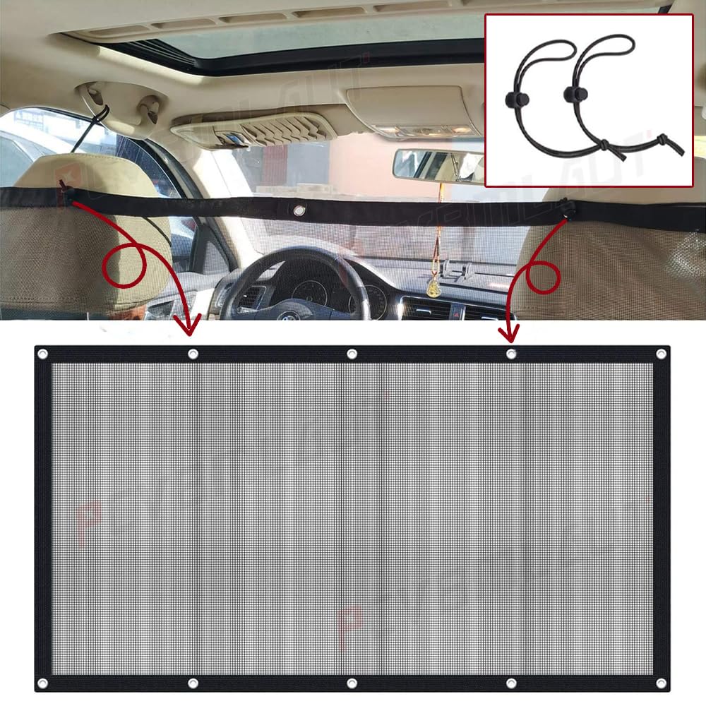 Snapklik.com : PCVBMLAUT Dog Backseat Barrier Net For Cars SUVs Trucks ...