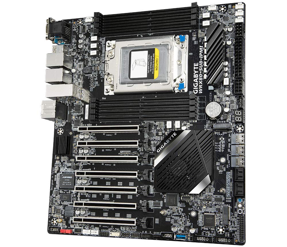 Gigabyte WRX80-SU8-IPMI CEB Workstation Motherboard for AMD sWRX8 4094 ...