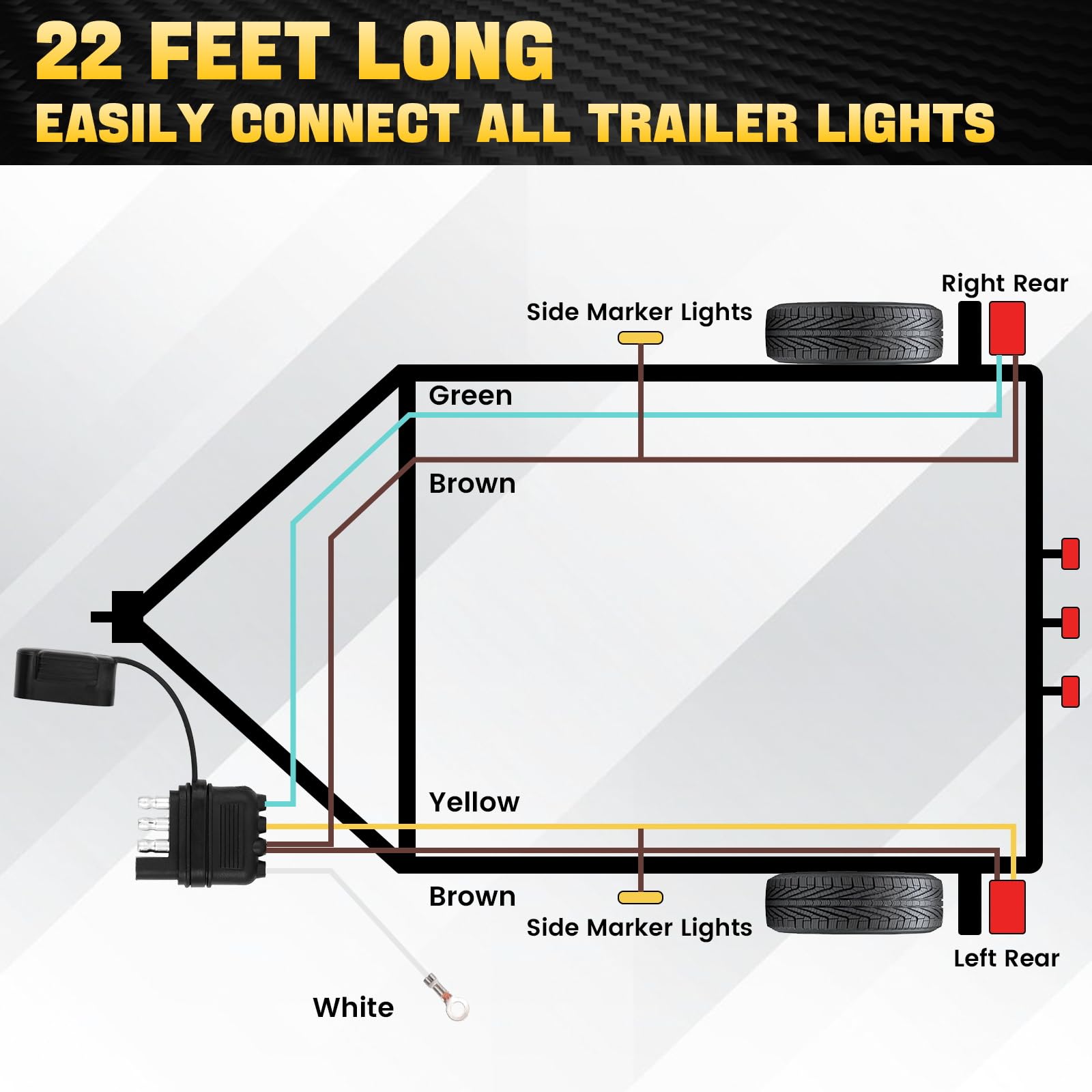 Boat Trailer Lights Wiring Diagram Harbor Freight Wiring Harness