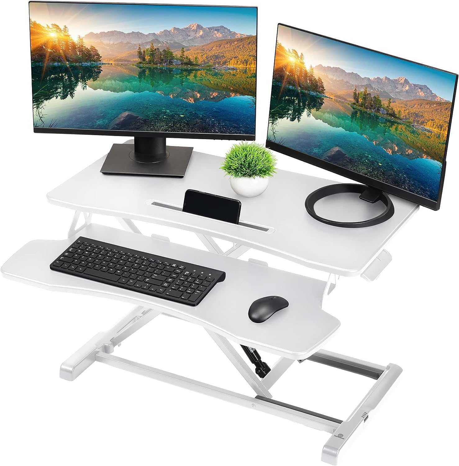 Buy Chulovs Standing Desk Height Adjustable - Sit to Stand Up Desk ...