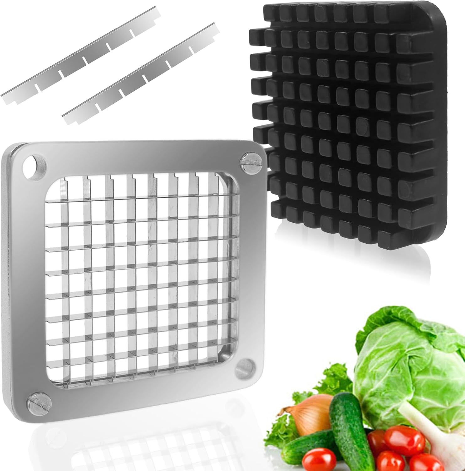 Amazon.com: KELEYU Replacement Chopper 3/8‘’ Blade,Commercial Vegetable ...