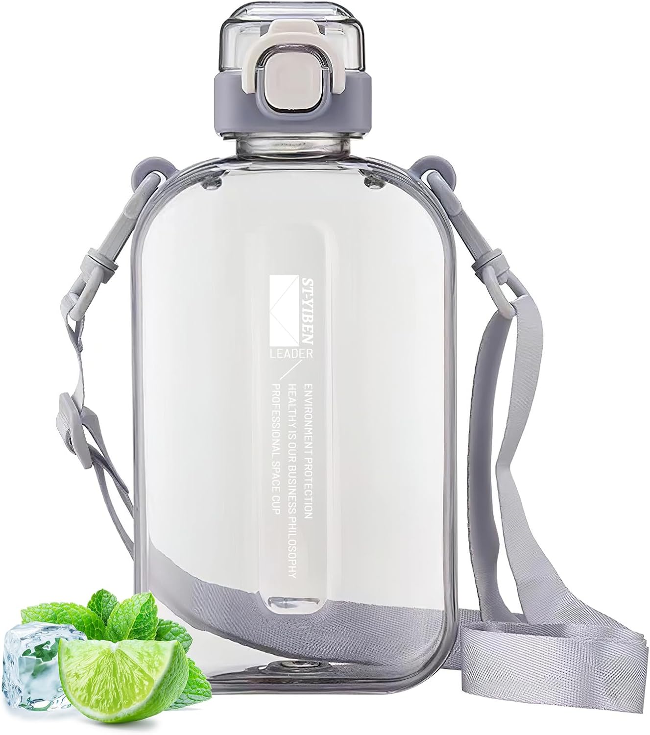 Darryy Gourde Sport, Gourde Plate, Bouteille eau Sport Plate, bouteille ...