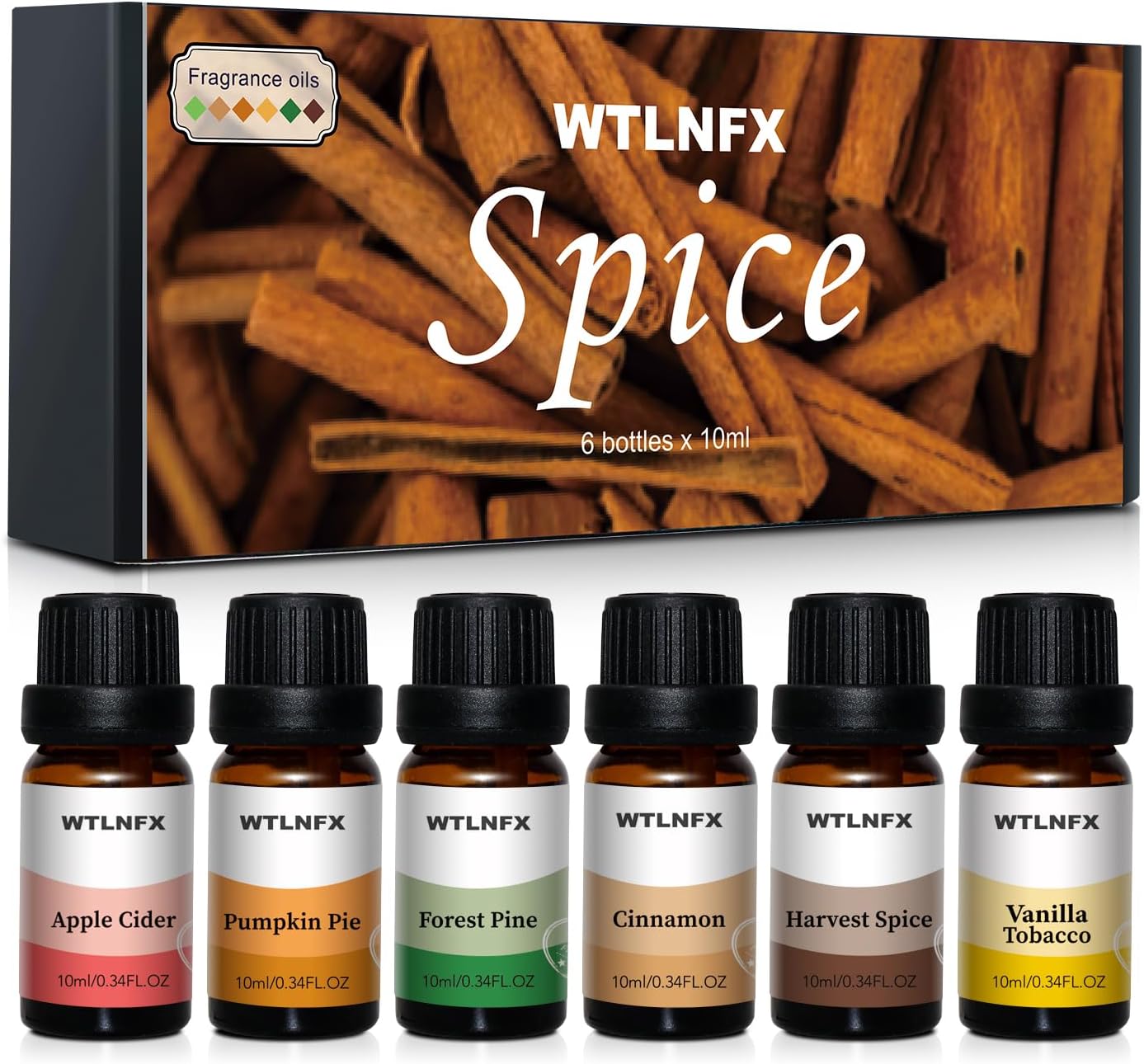 Amazon.com: WTLNFX Spice Fragrance Oil Set 6x10ml Scented Oil