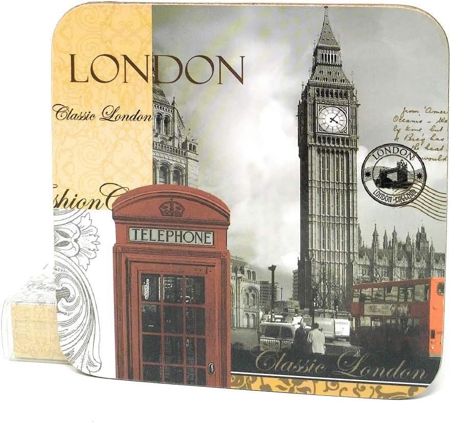 The Leonardo Collection LP19985 Cork Deisgn | Set of 4-11x11x0 cm ...