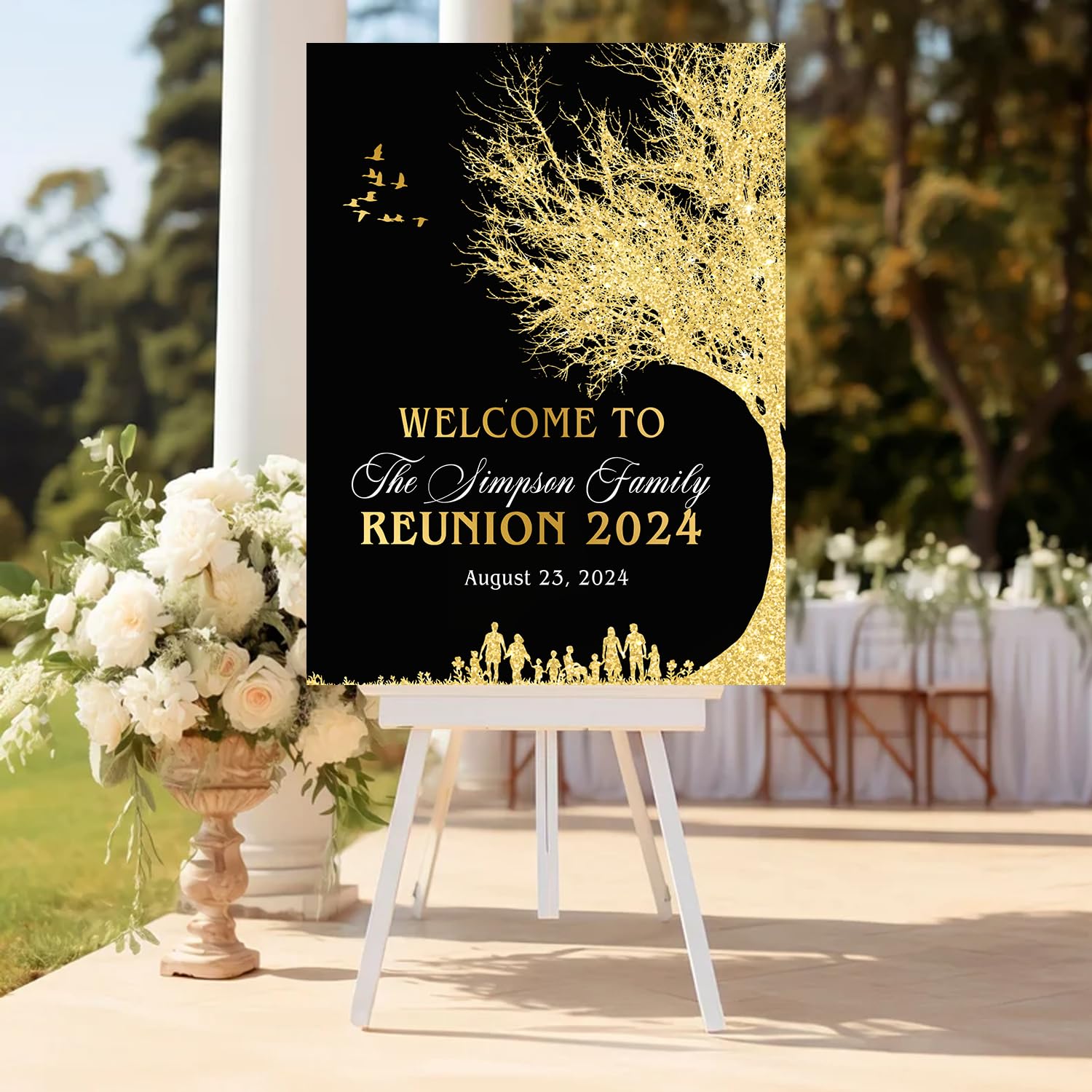 Amazon.com: Personalized Family Reunion Welcome Sign, Family Reunion ...