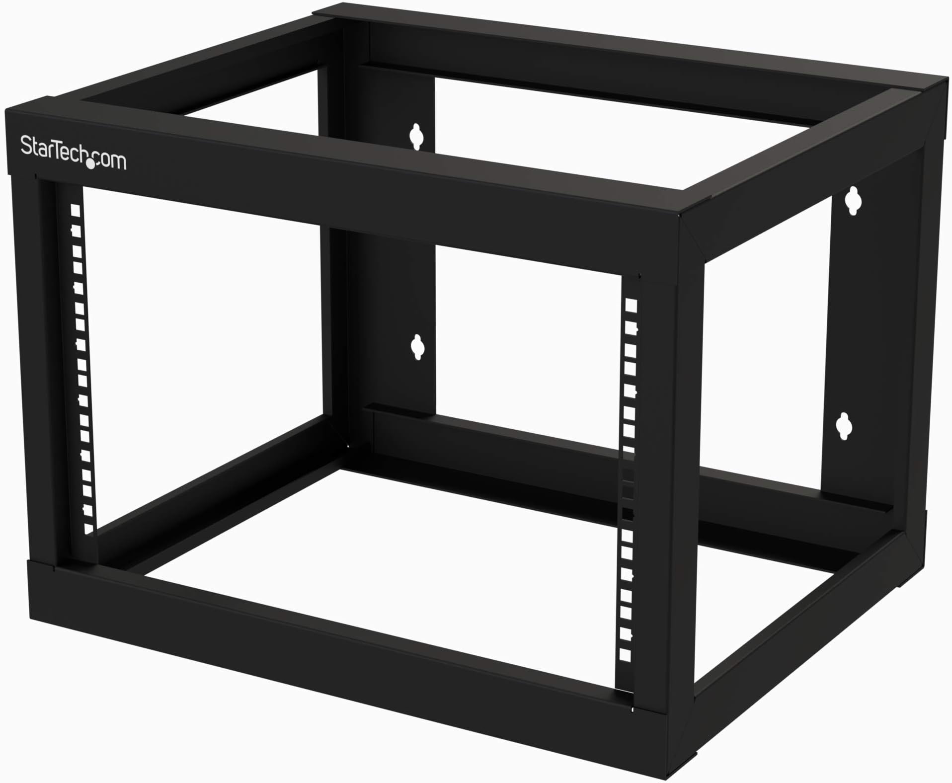 StarTech.com 2-Post 6U Heavy-Duty Wall-Mount Network Rack, 19" Open ...