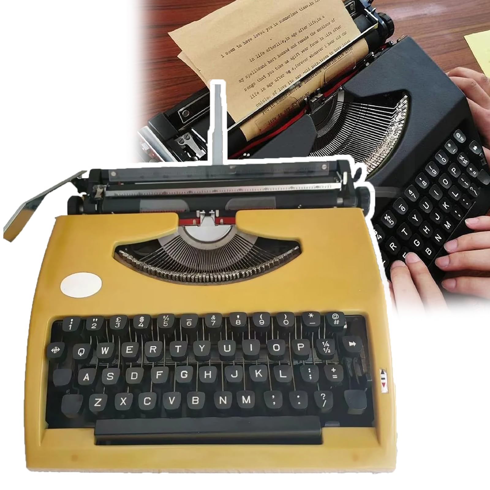 Mechanical English Typewriter Classic Nostalgia Typewriter Normal Use ...