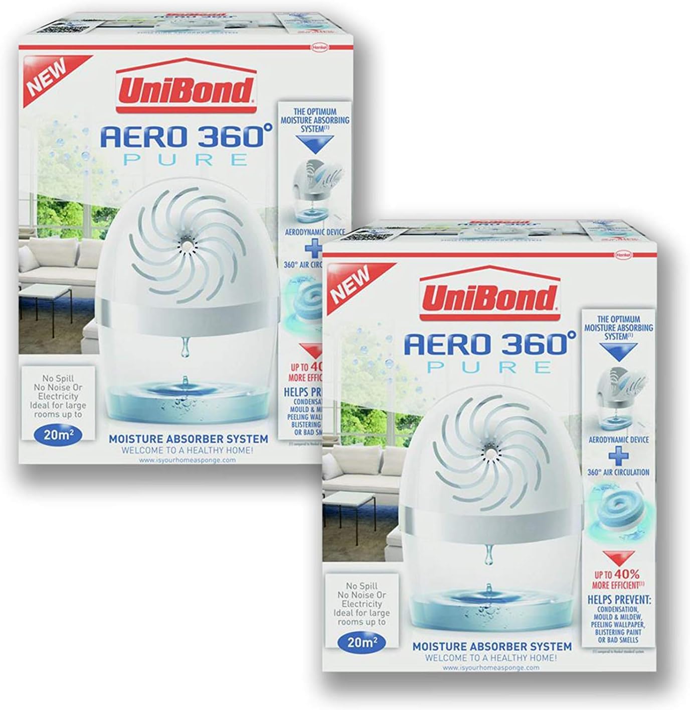 2 x Pure Moisture Absorber Device : Amazon.co.uk: DIY & Tools