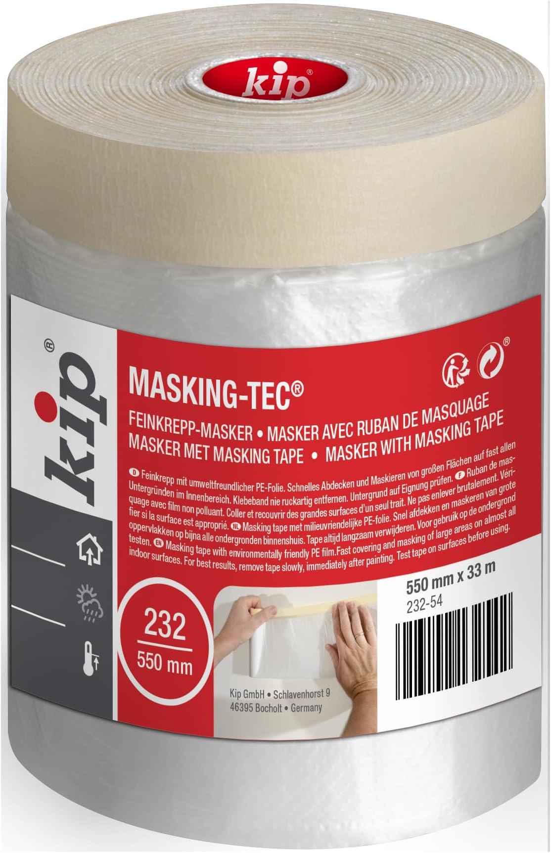 3M Hand-Masker Advanced Masking Film - 1 Roll 1,82 m x 27,4 m ...