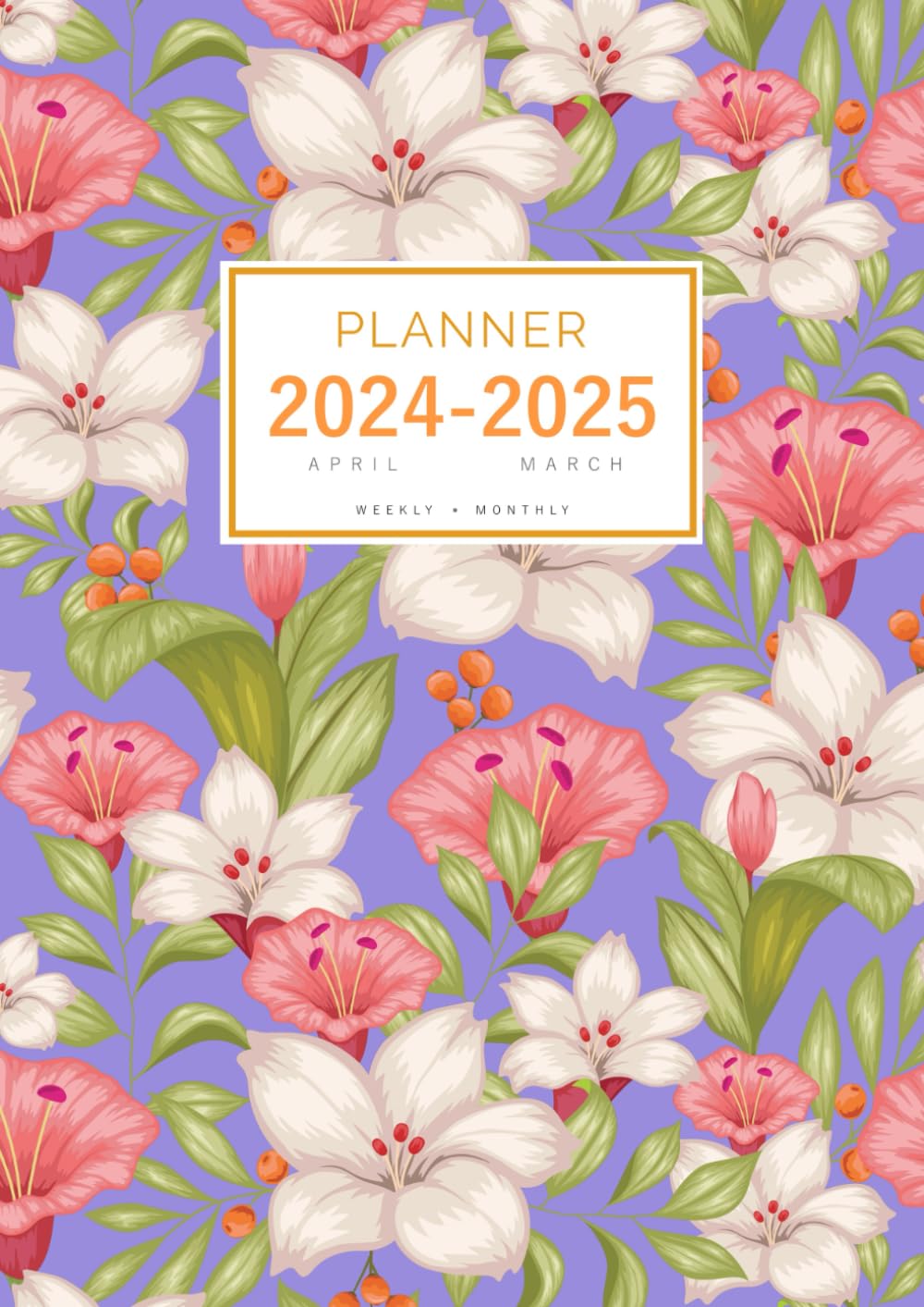 Planner April 2024-2025 March: A4 Weekly and Monthly Organizer ...
