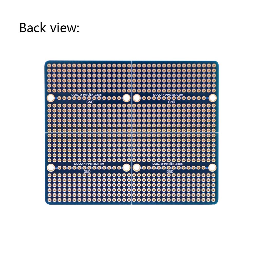 Snapklik.com : Treedix 4 Pcs Universal Board Solderable BreadBoard ...
