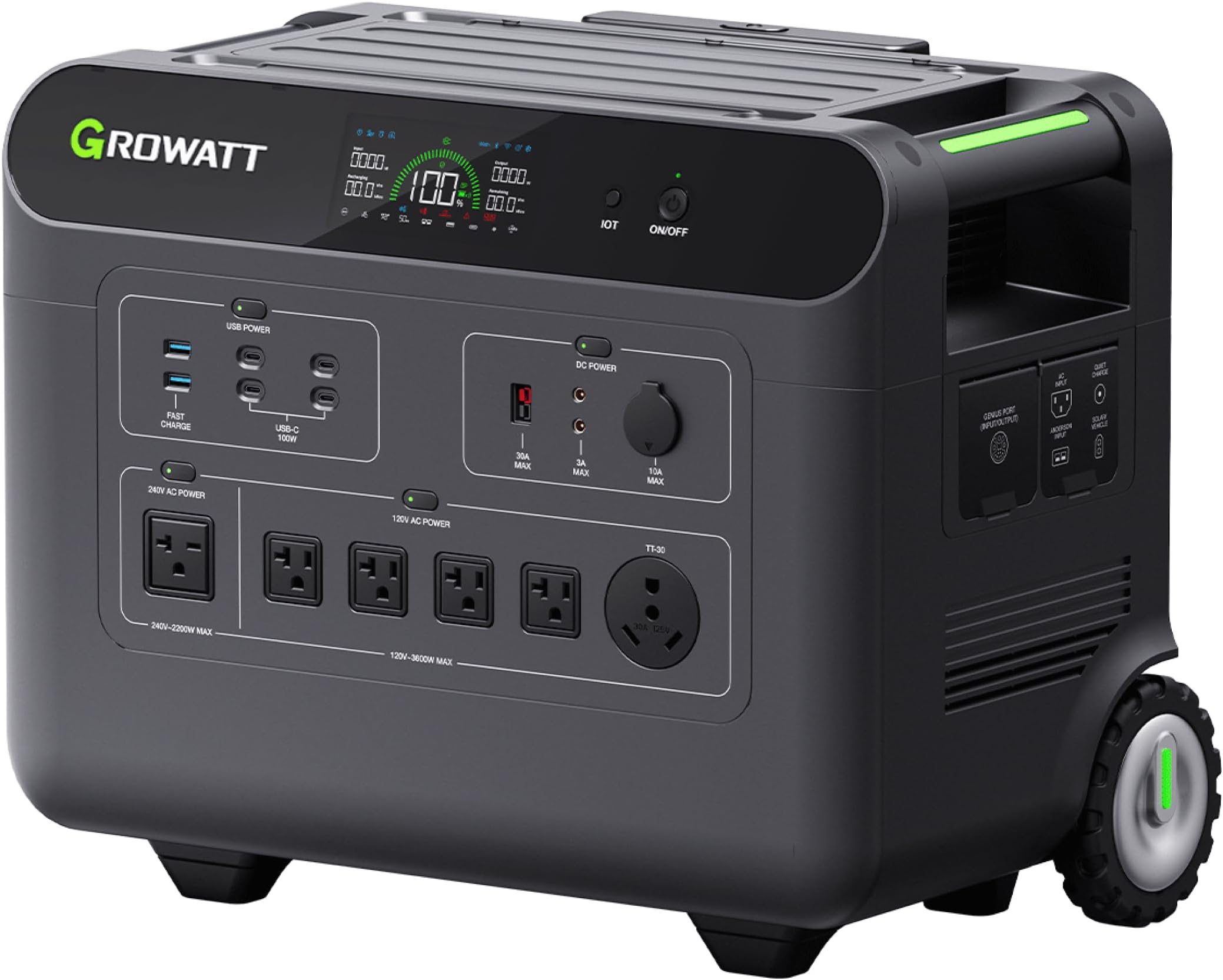 Amazon.com: OSCAL Portable Power Station PowerMax 2400, 2400W(4800W ...