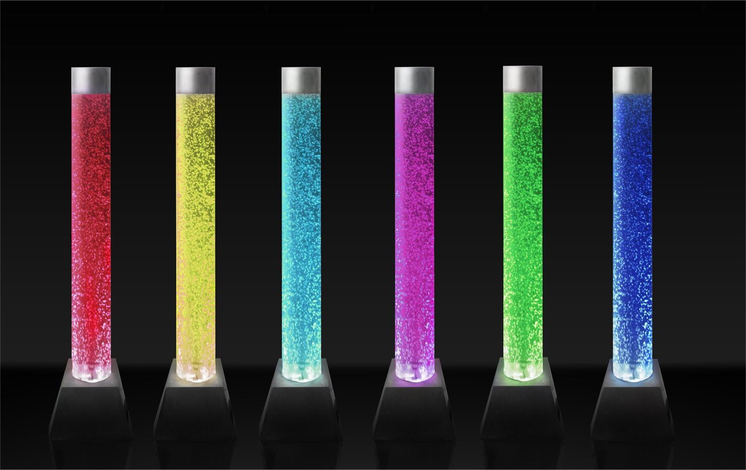 Primrose 183cm Round Bubble Column Outdoor Indoor Water Feature with a ...