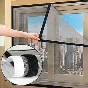Amazon.com: 4 Roll Window Screen,DIY Self-Adhesive Window Screen ...