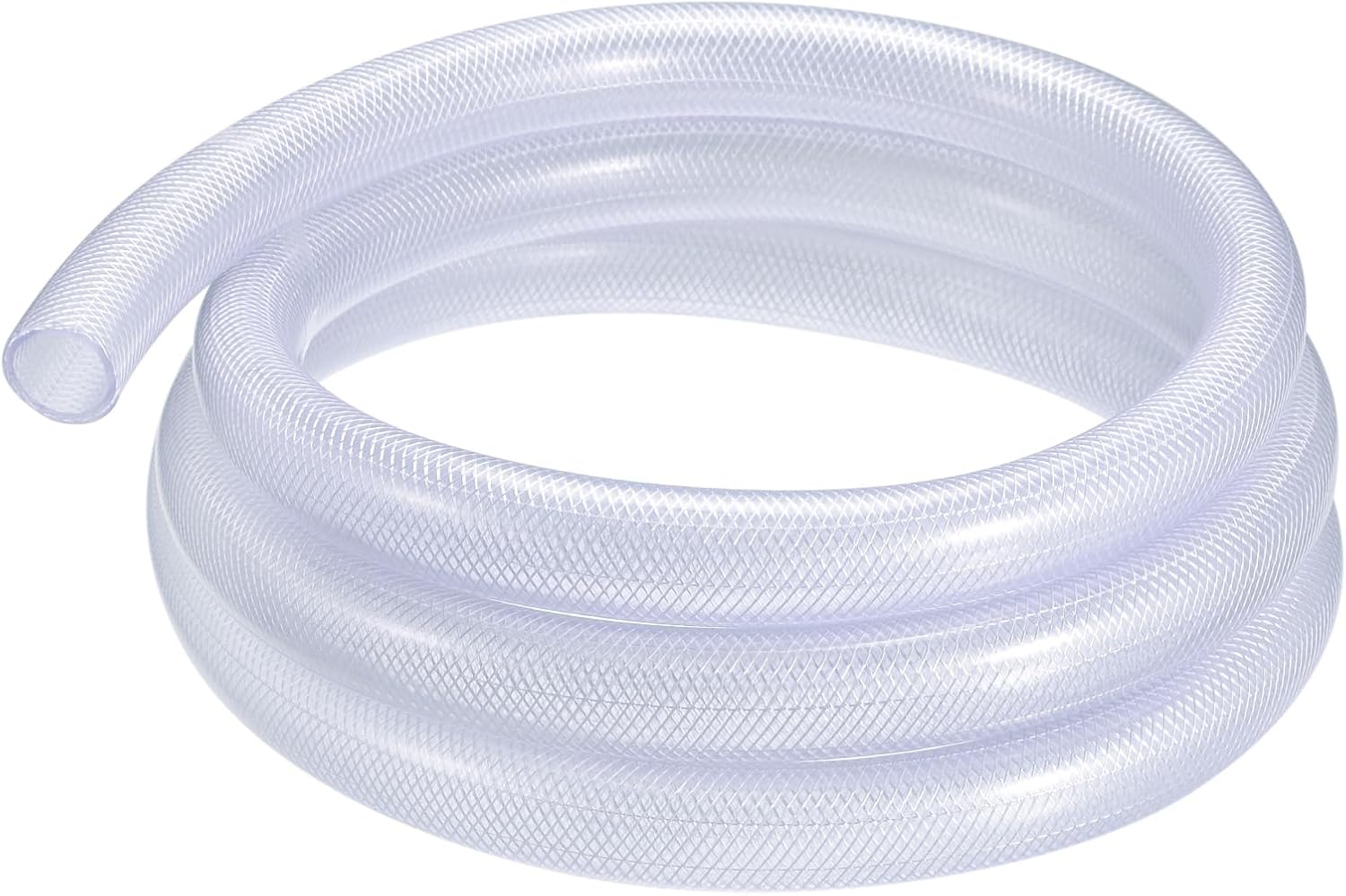 MECCANIXITY 1" ID x 1 1/4" OD 10 Ft PVC Tube Braided Reinforced Tubing ...