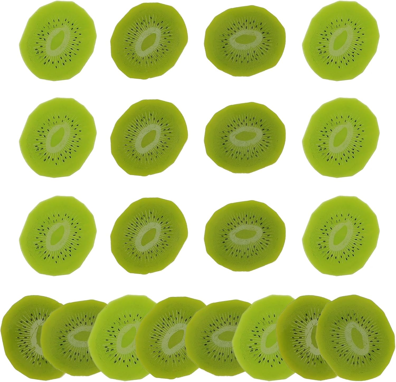 Amazon.com: Meiwlong 20 PCS Artificial Kiwi Slices Realistic Fruit ...