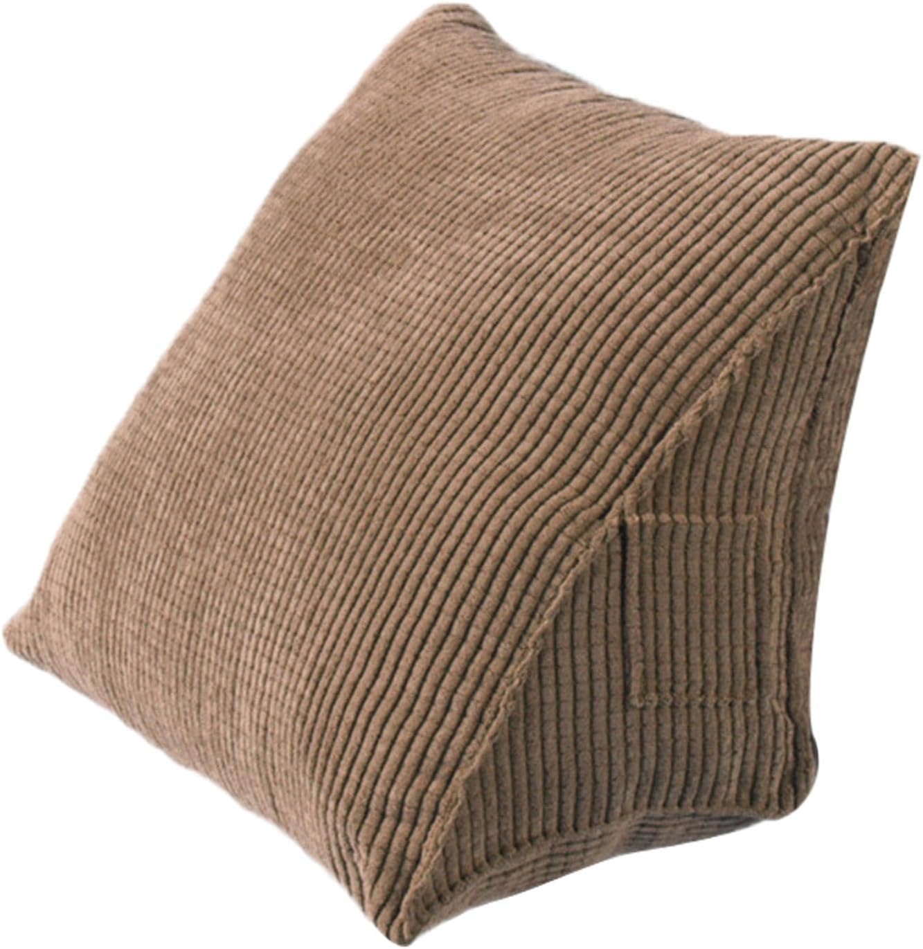 Amazon.com: Triangle Pillow Corduroy Triangle Cushion, with Zip Pocket ...
