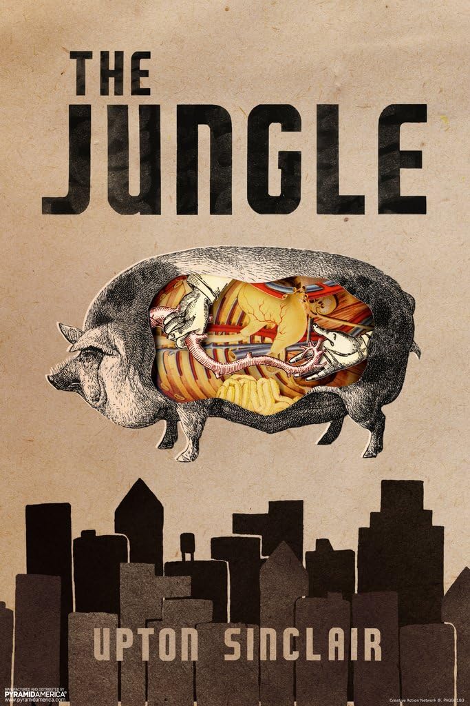 Amazon.com: Pyramid America The Jungle Upton Sinclair Pig Cool Wall ...