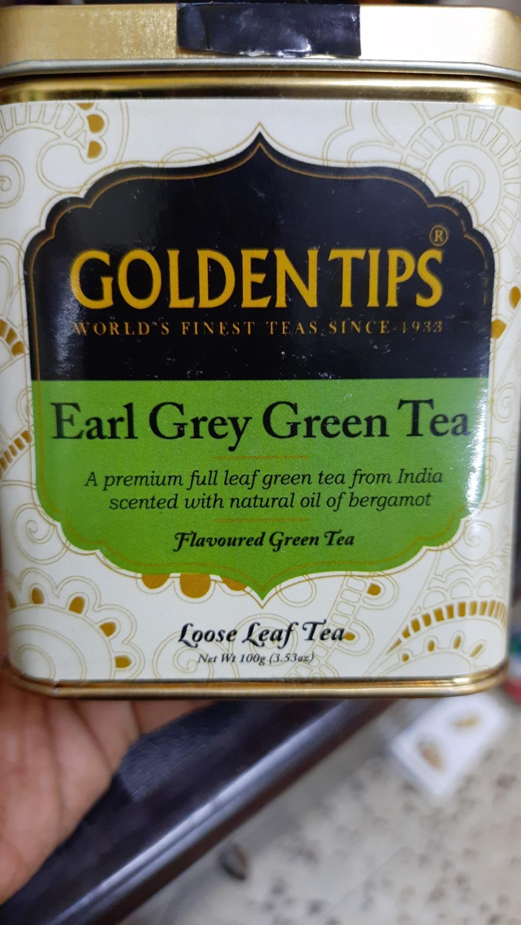 Golden Tips Peach Green Tea Loose Leaves Tin can (100 Gram , 50 cups ...