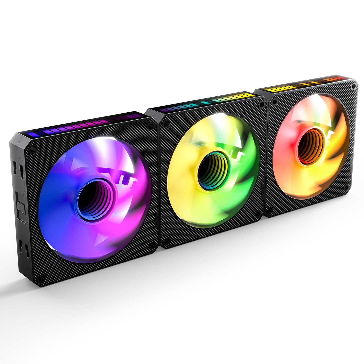 Asiahorsestarbeat 120mm Uni Fan Rgb Sound Control Rhythm Pc Case ...