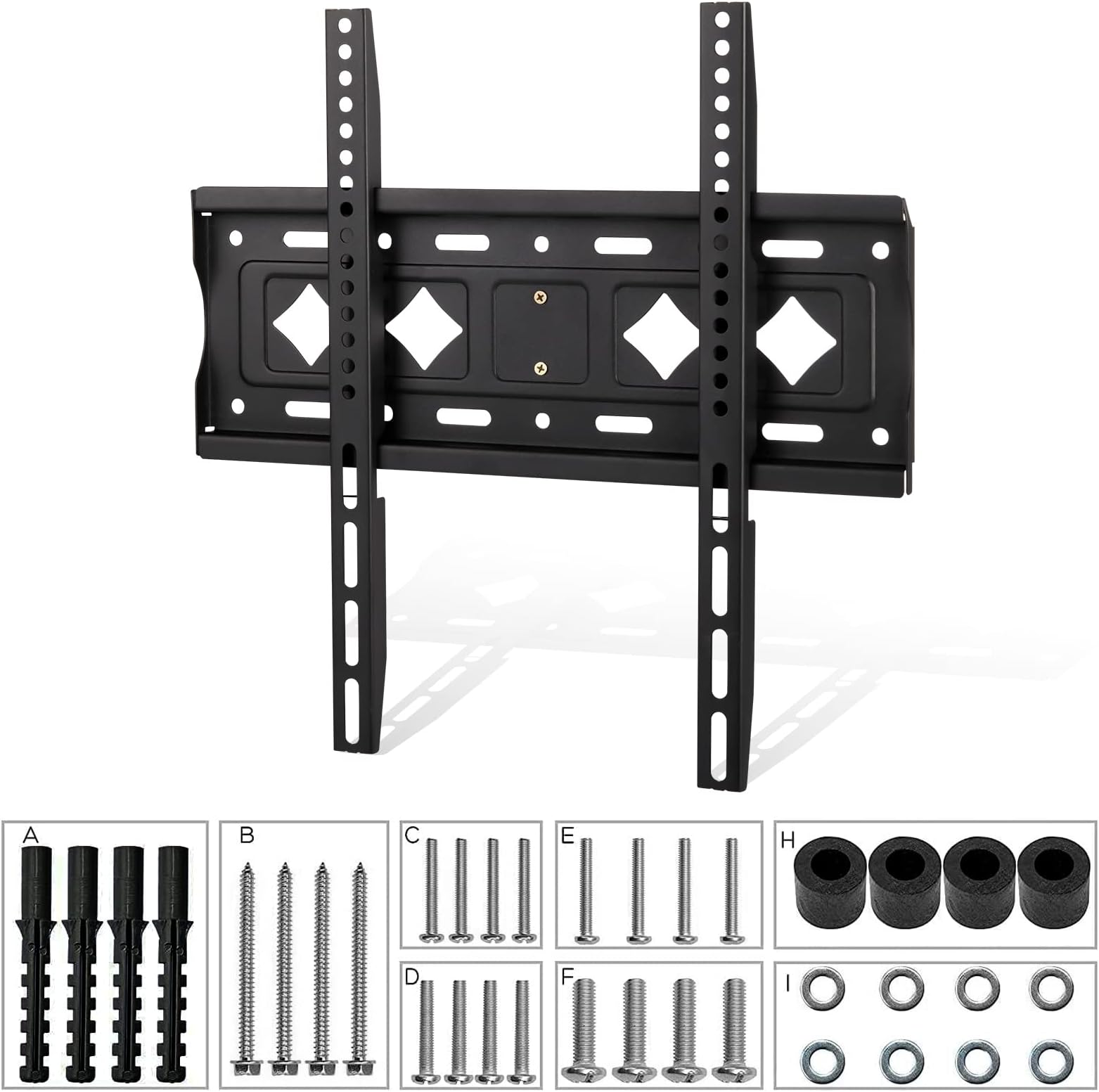 YOMYM Soporte TV, Fixed TV Wall Mount Bracket, Soporte TV Universal ...