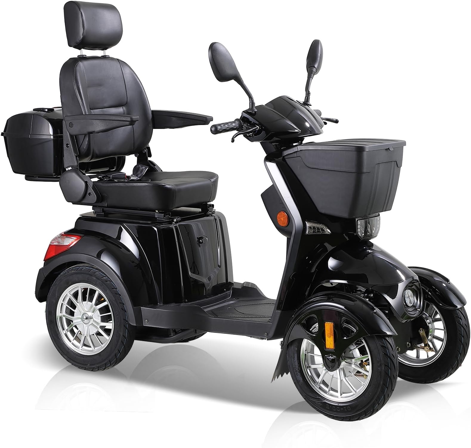 Amazon.com: Dvsripa All Terrain Mobility Scooter,Heavy-Duty 4 Wheel Mobility Scooters 500lbs ...