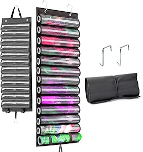 Amazon.com: great dachong Playmat Tube Storage Organizer, Over-the-Door ...