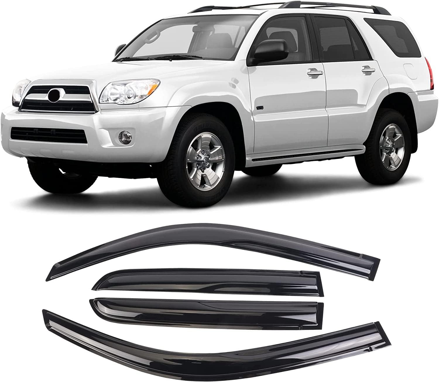 Amazon.com: IMMORTAL GROUP Window Visor Compatible with Toyota 4Runner ...