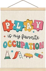 Amazon.com: HKTZM Occupational Therapy Posters,Play is My Favorite ...