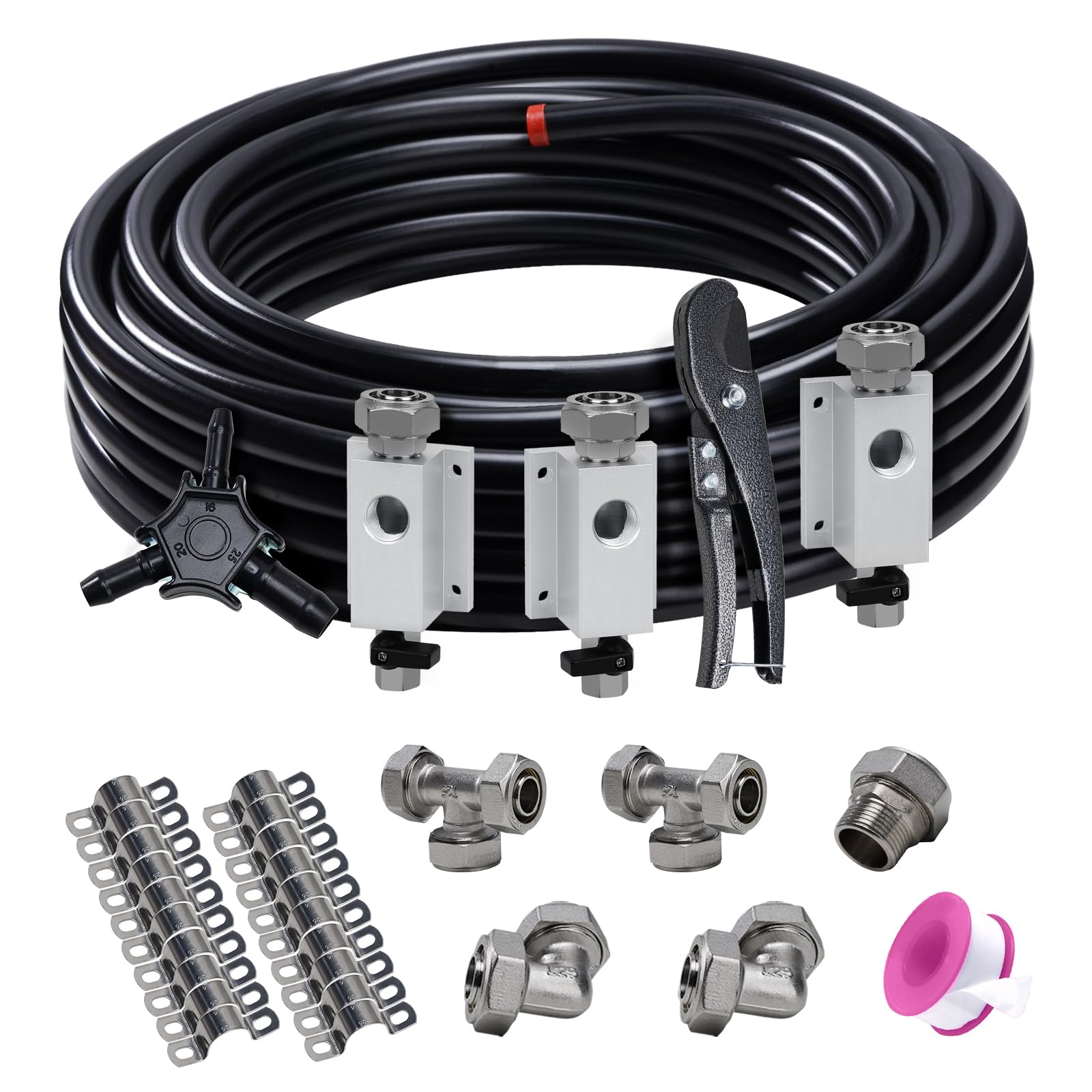 AXILYZE Shop Air Line Kit,Compressed Air Piping System 3/4" x 100 feet ...